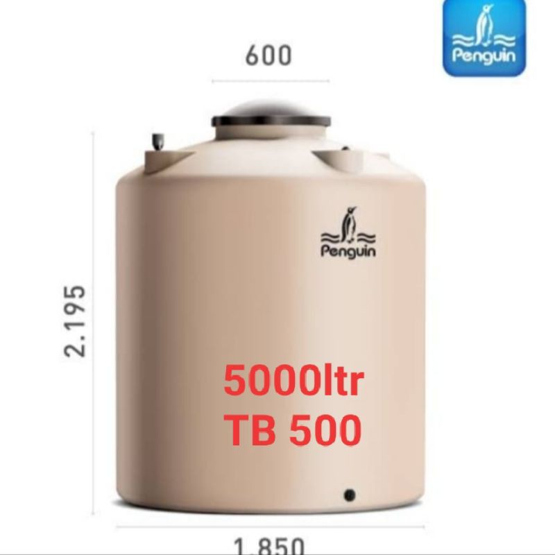 Jual Tandon Air 5000 Liter Penguin / Toren Air / Tangki Air - TB 500 ...