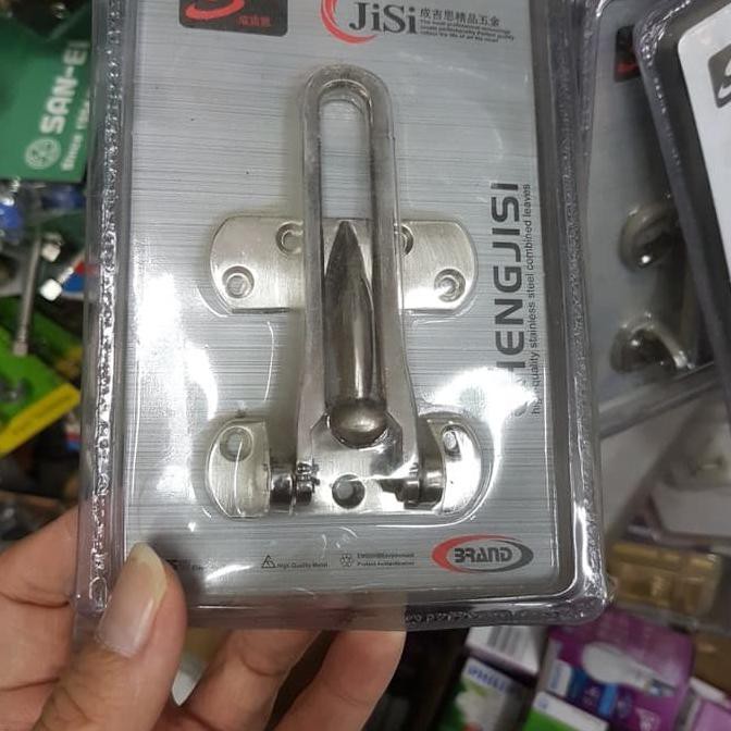 Jual Kualitas Terbaik] Door Guard Pengait Pintu Grendel Gerendel Hotel ...