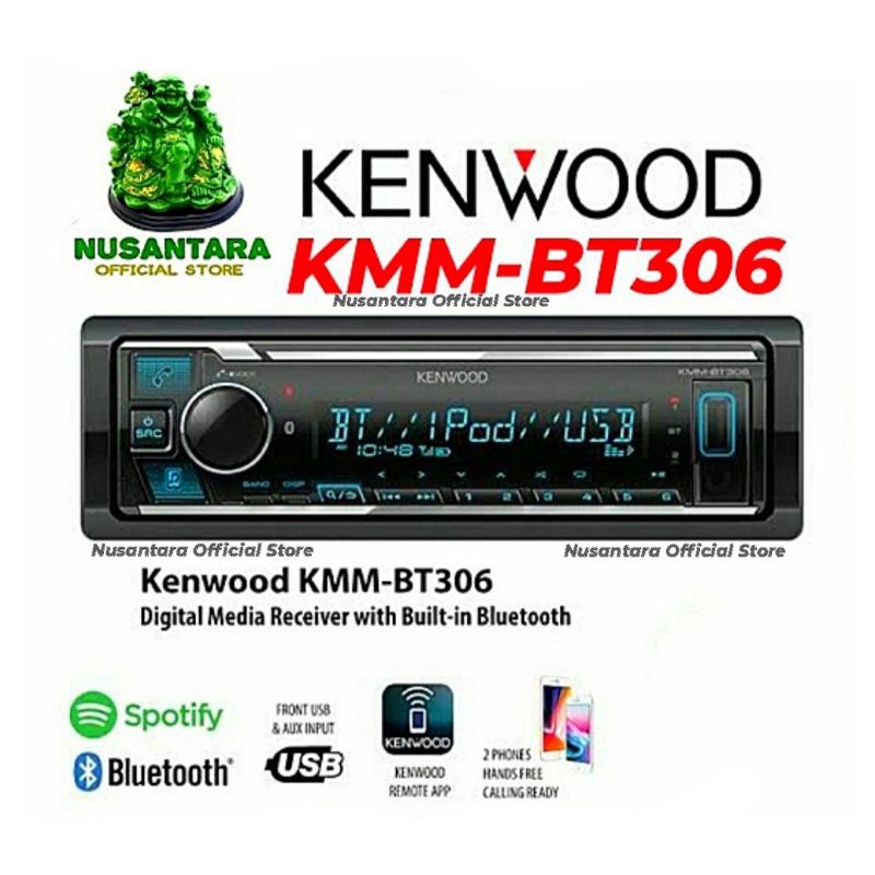 Jual TERMURAH Kenwood KMM BT306 Head Unit | Shopee Indonesia