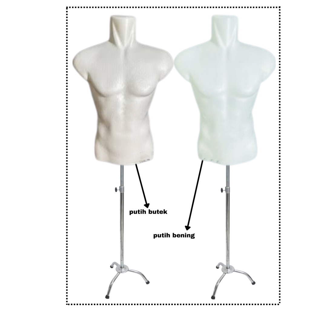 Jual manequin pria manekin pria torso pria patung pria kaki besi ...