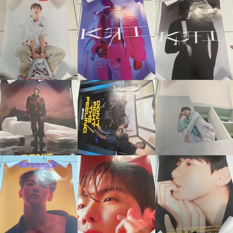 Jual EXO OFFICIAL POSTER (exo poster, exo sc poster, exo cbx poster ...