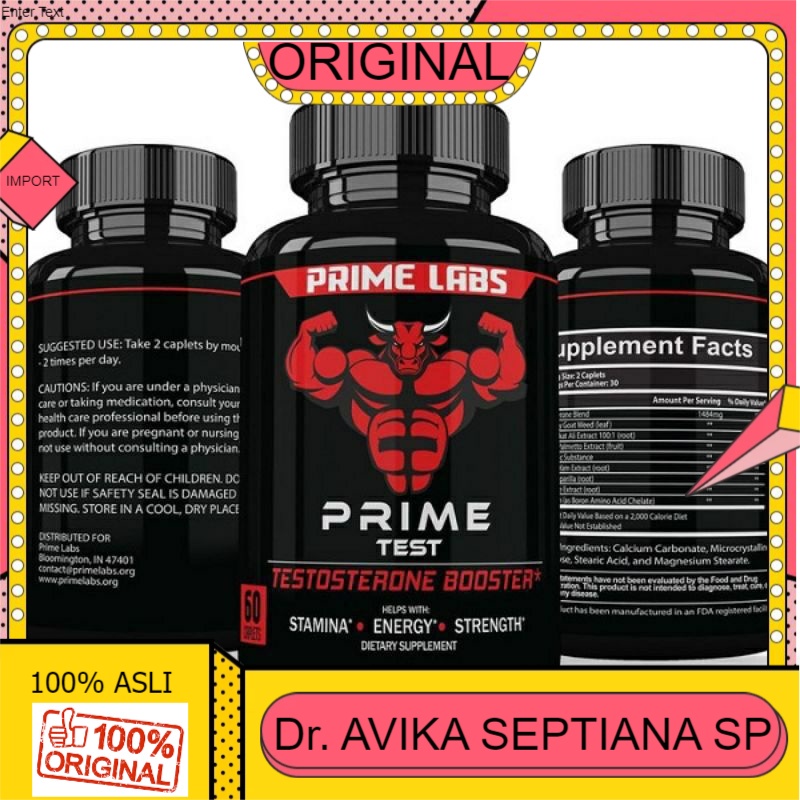 Jual 100% ASLI PRIME LABS MENS TEST BOOSTER - TESTOSTERON BOOSTER ...