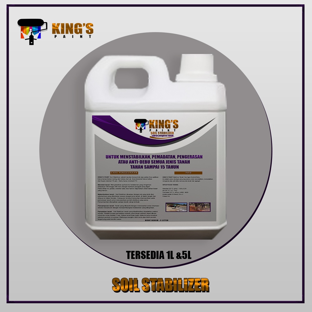 Jual CAIRAN PENGERAS TANAH - KING'S PAINT SOIL STABILIZER 20 KG ...