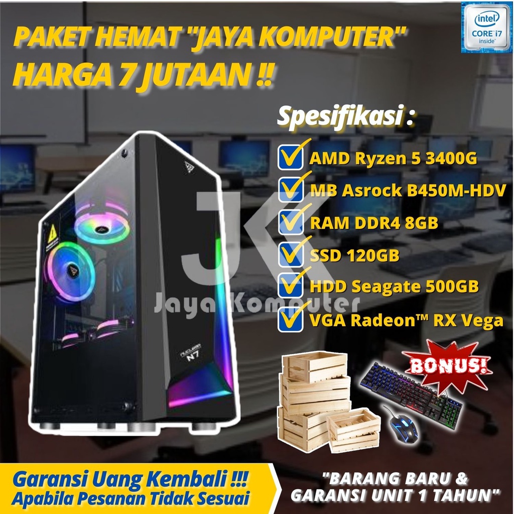 Jual Komputer Rakitan Fullset Murah Harga 7 Jutaan | Shopee Indonesia