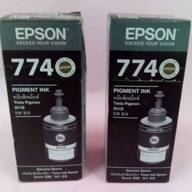 Jual Tinta EPSON 774 Black ORIGINAL | Shopee Indonesia