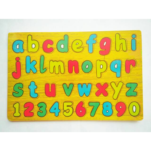 Jual Puzzle abjad huruf kecil | Shopee Indonesia