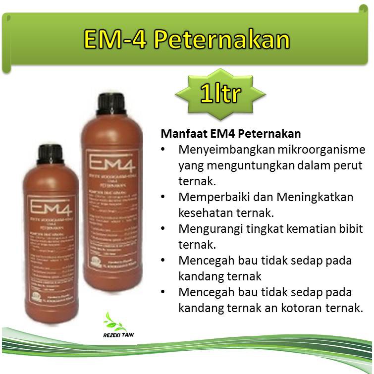Jual Pupuk decomposer em4 peternakan 1 liter | Shopee Indonesia