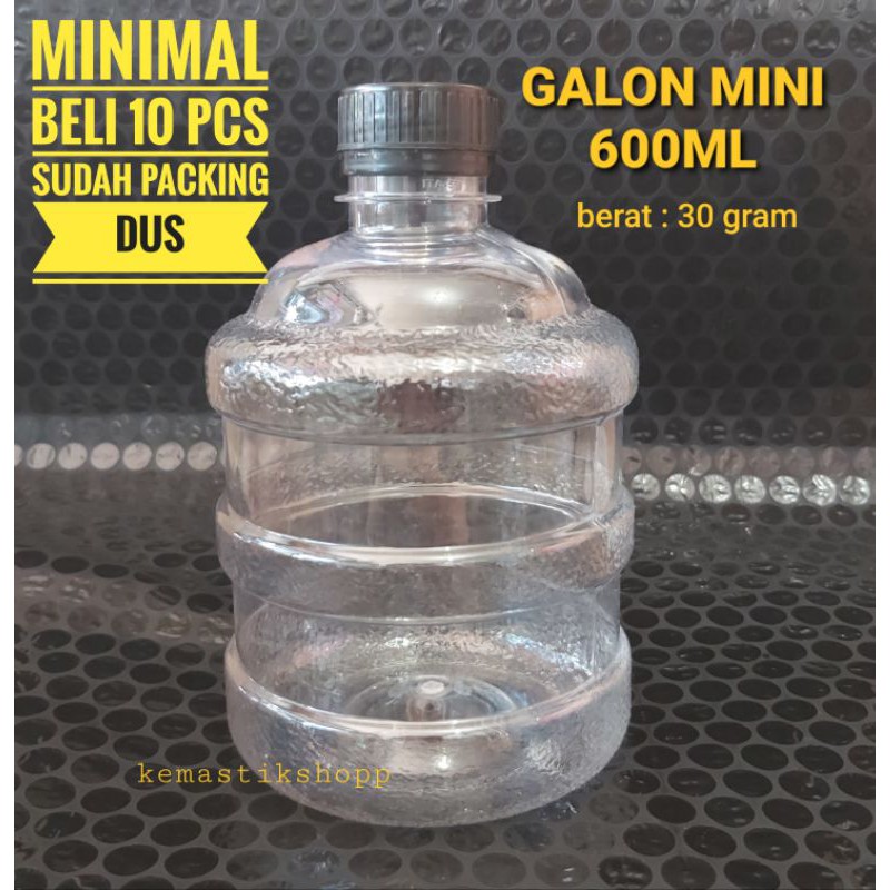 Jual Galon mini 600ml / Botol Plastik 600ml | Shopee Indonesia