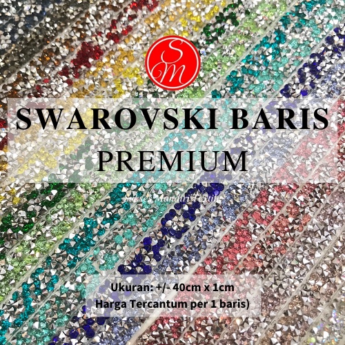 Jual Swarovski Baris / Diamond Baris / Permata Baris / Payet Setrika ...