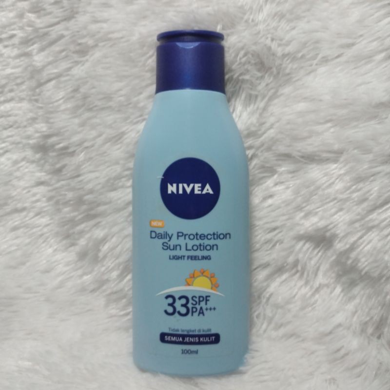 Jual [NEW] Nivea Daily Protection Sun Lotion SPF 33 PA+++ 100ml ...