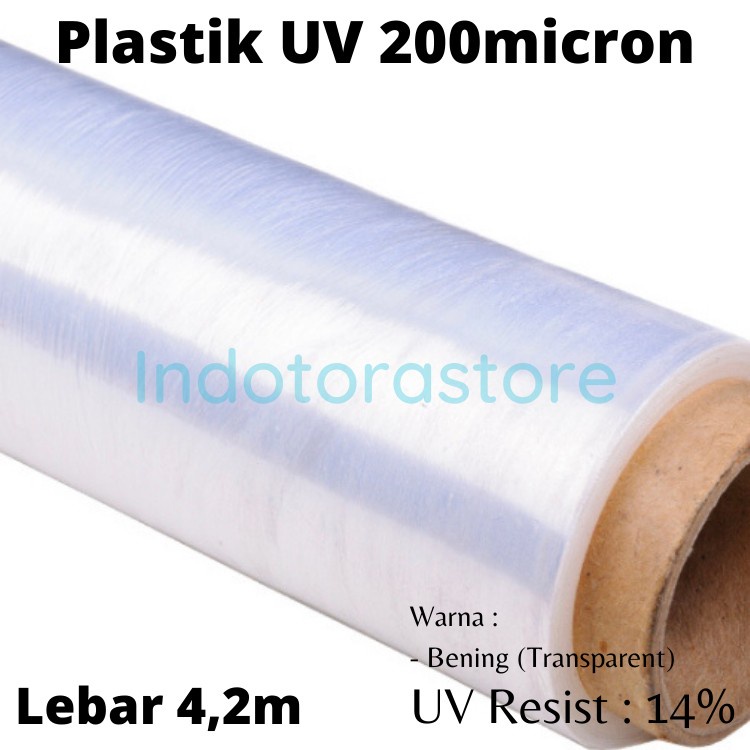 Jual Plastik UV 200 Micron Lebar 4.2m | Shopee Indonesia