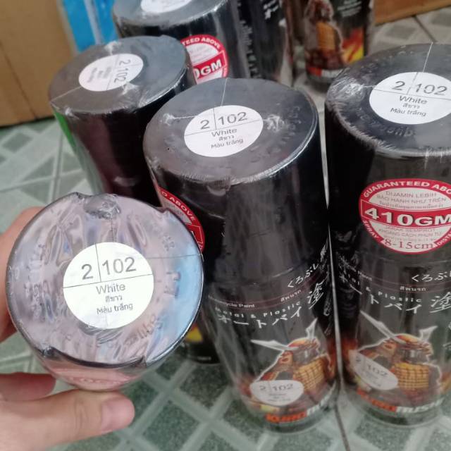 Jual Pilok Pilox Cat Semprot Samurai Paint Kurobushi 400 ml - White / Putih Glossy (102) 400cc ...