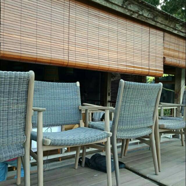 Jual Krei kayu / tirai kayu outdoor / krey kayu L3m x T3m / kerai kayu ...