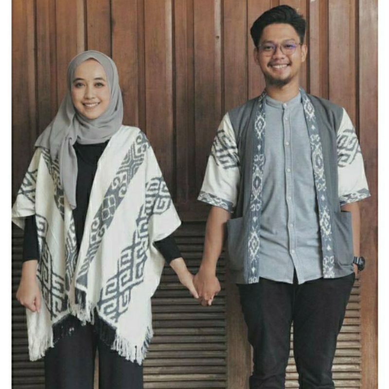 Jual set couple tenun - couple tenun etnik - couple tenun - baju prewedd - baju tenun couple ...
