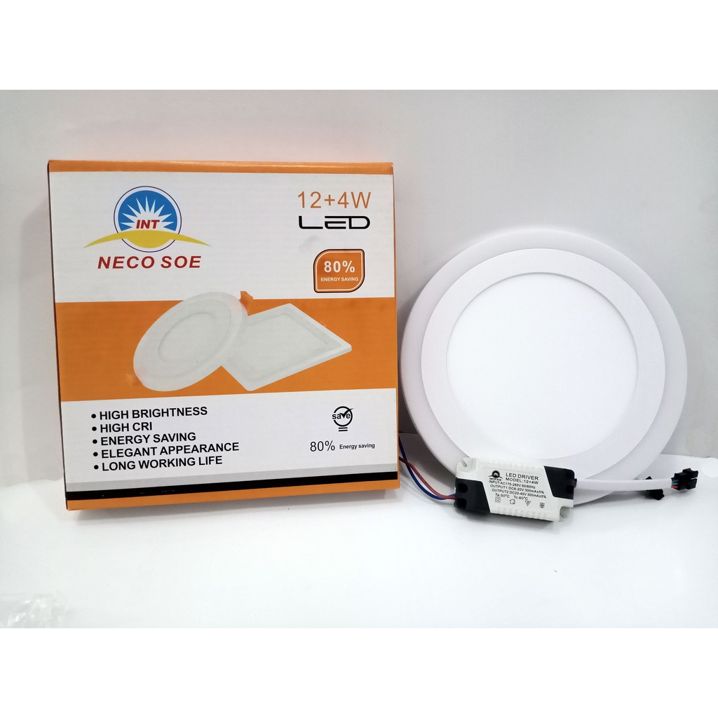 Jual Neco Soe Down Light 12 + 4W | Shopee Indonesia