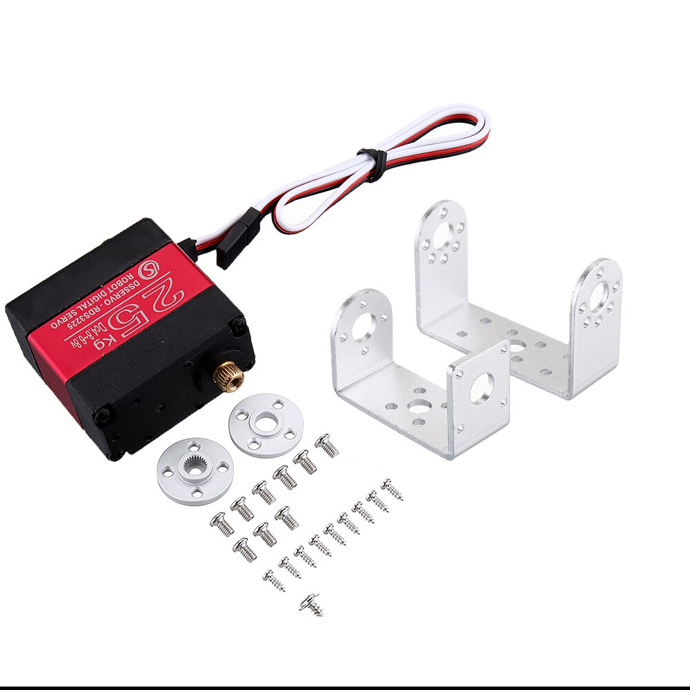 Jual Double Head Metal Gear Motor Servo RDS3225MG 25kg 270 Degree ...