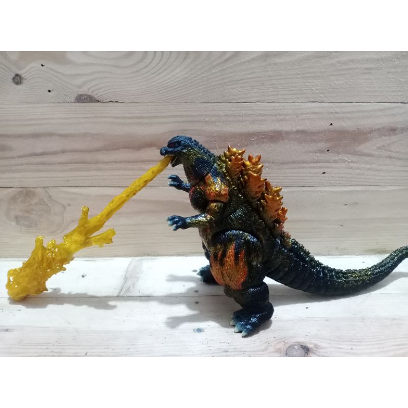 Jual recast figure classic burning godzilla 1995 plus atomic beam api ...