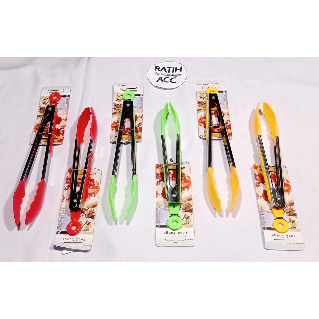 Jual CAPIT STAINLESS SILICON WARNA FOOD GRADE capitan pencapit penjepit ...