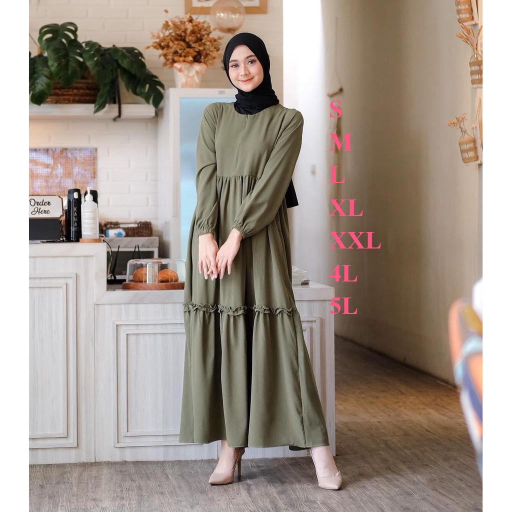 Jual Gamis Remaja Perempuan Santri R.A - Sari Dress Maxy Muslim Terusan ...