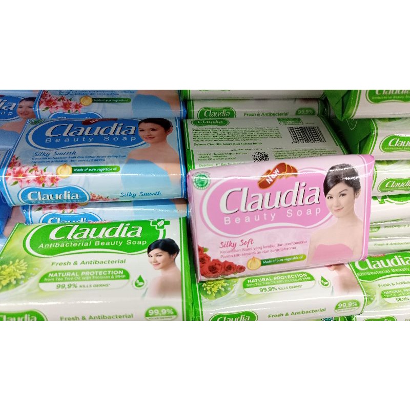 Jual Claudia sabun mandi 60gr (8pcs) | Shopee Indonesia