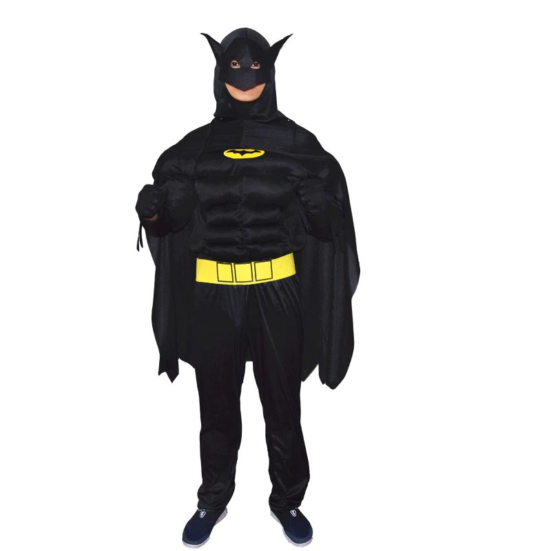 Jual Import High Quality Adult Men Muscle Batman Costume Male Superman