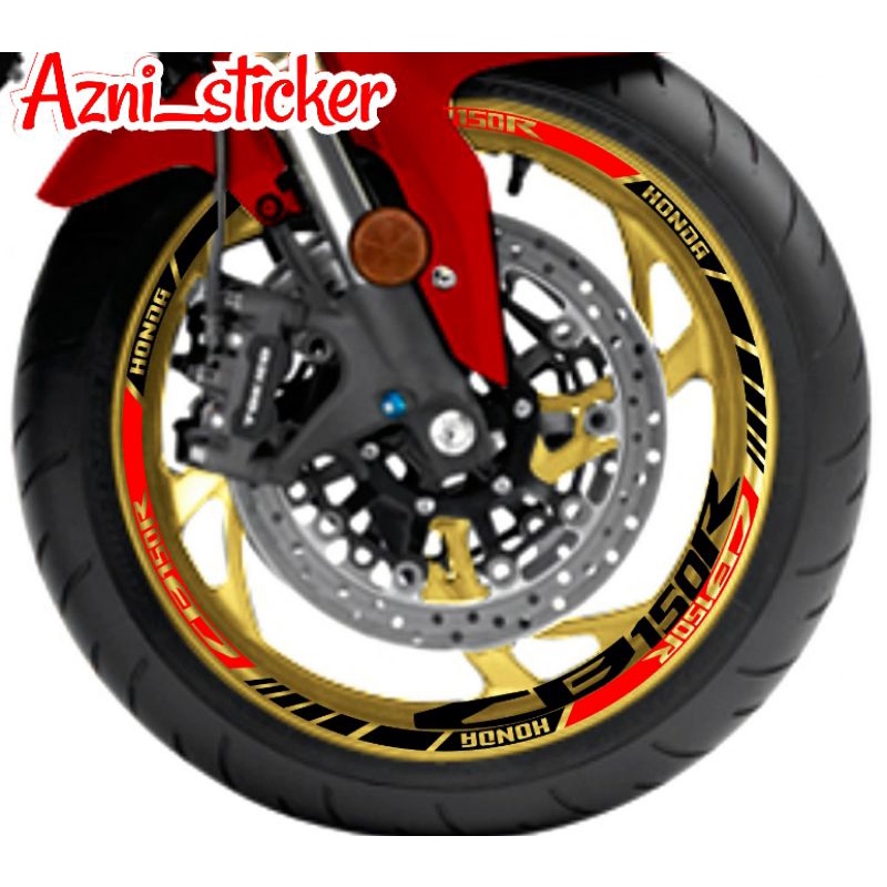 Jual Stiker cb150r velk gold Stiker motor Stiker cb150r Stiker velg ...