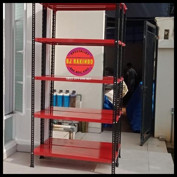 Jual Rak Besi Siku 5 Susun|Rak Siku Gudang|100X30X200Cm(Pxlxt) | Shopee ...