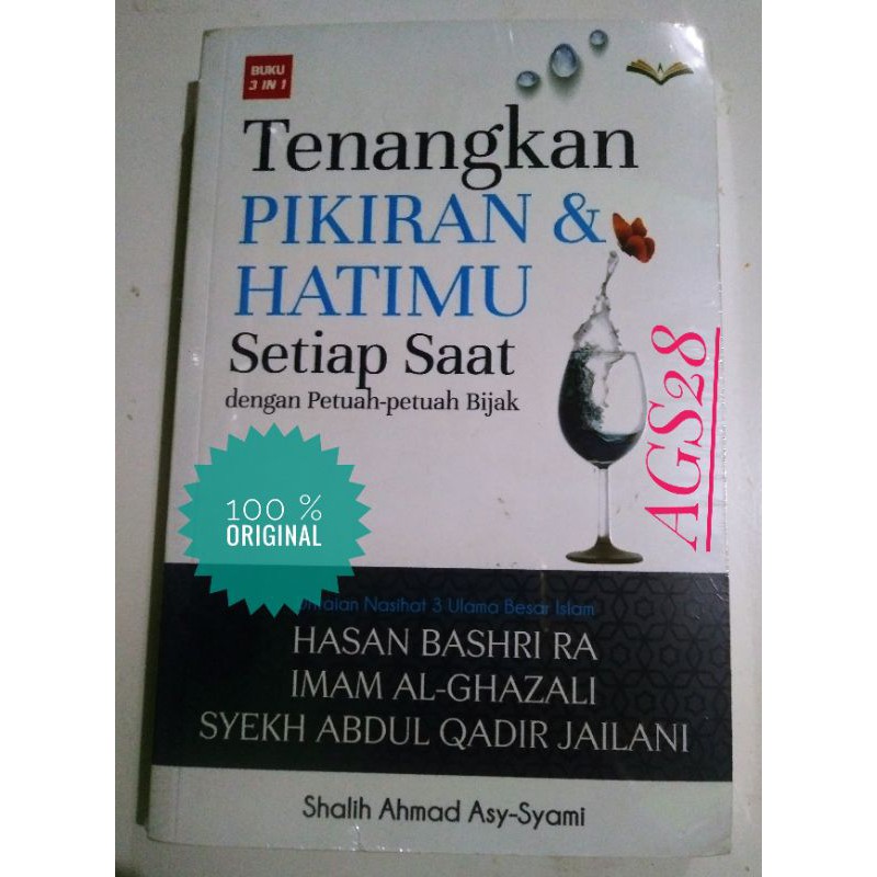 Jual Tenangkan Pikiran Dan Hatimu Setiap Saat Dengan petuah-Petuah ...