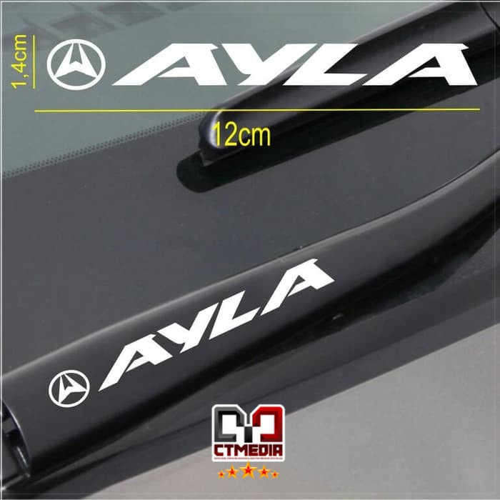 Jual Stiker Wiper Mobil Daihatsu Ayla - Car Decal Sticker BERKUALITAS ...