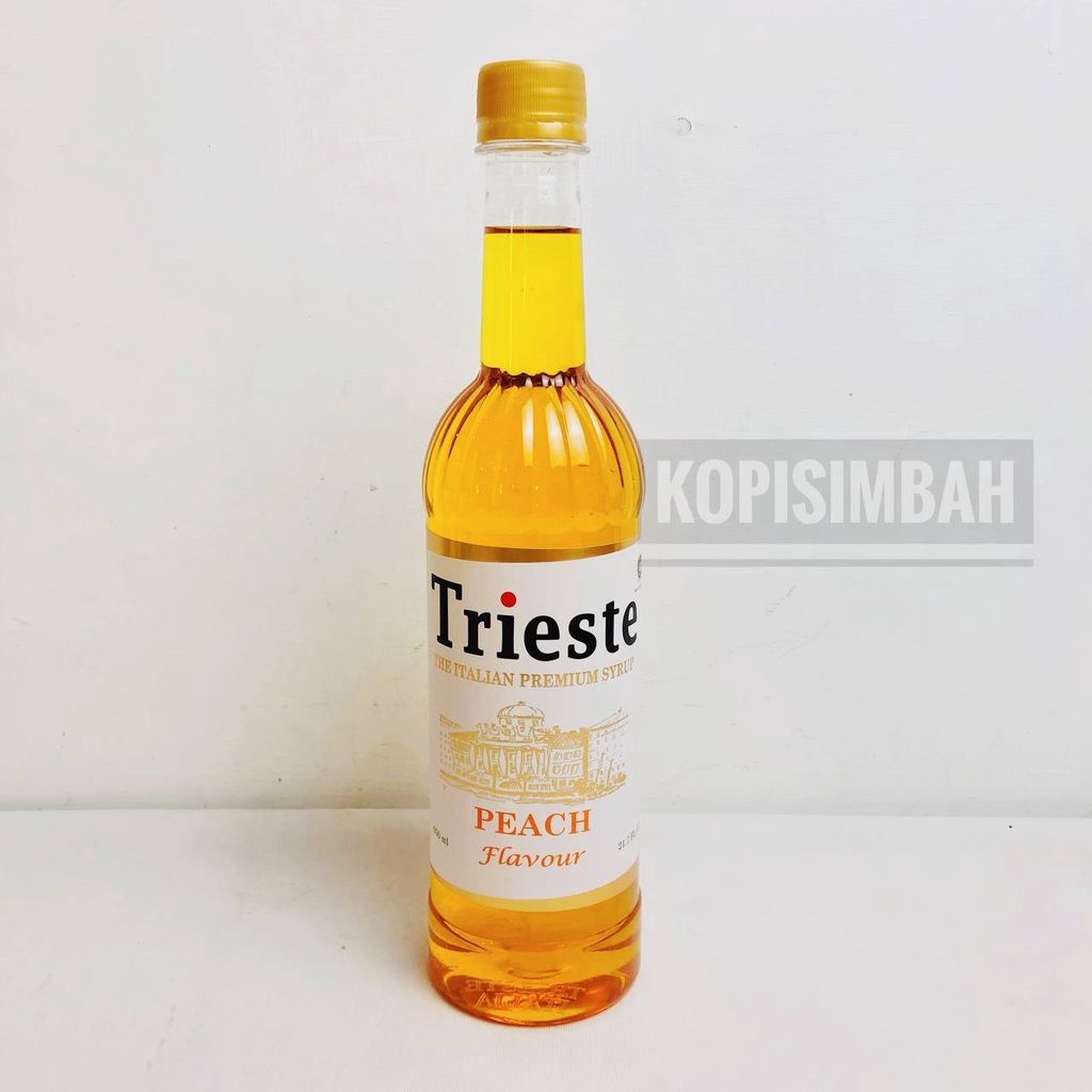 Jual Syrup TRIESTE Rasa PEACH 650 ml Italian Premium Sirup Buah Persik ...