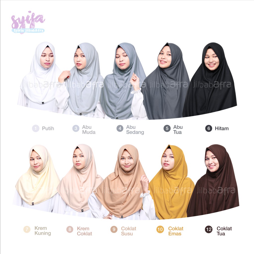 Jual JILBAB AFRA SYIFA || BERGO SYIFA NON PET || HIJAB INSTAN BAHAN KAOS ADEM DAN LEMBUT ...