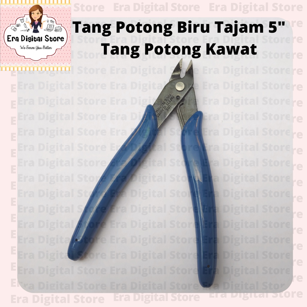Jual Tang Potong Biru Tajam 5" Tang Potong Kawat | Shopee Indonesia