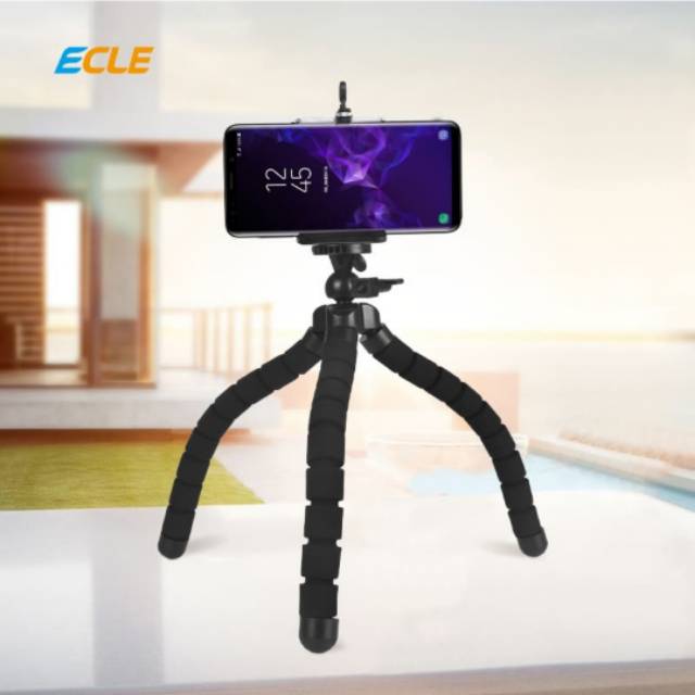 Jual Ecle Tripod/Pod Gurita Mini Universal Spons Berdiri Portable ...