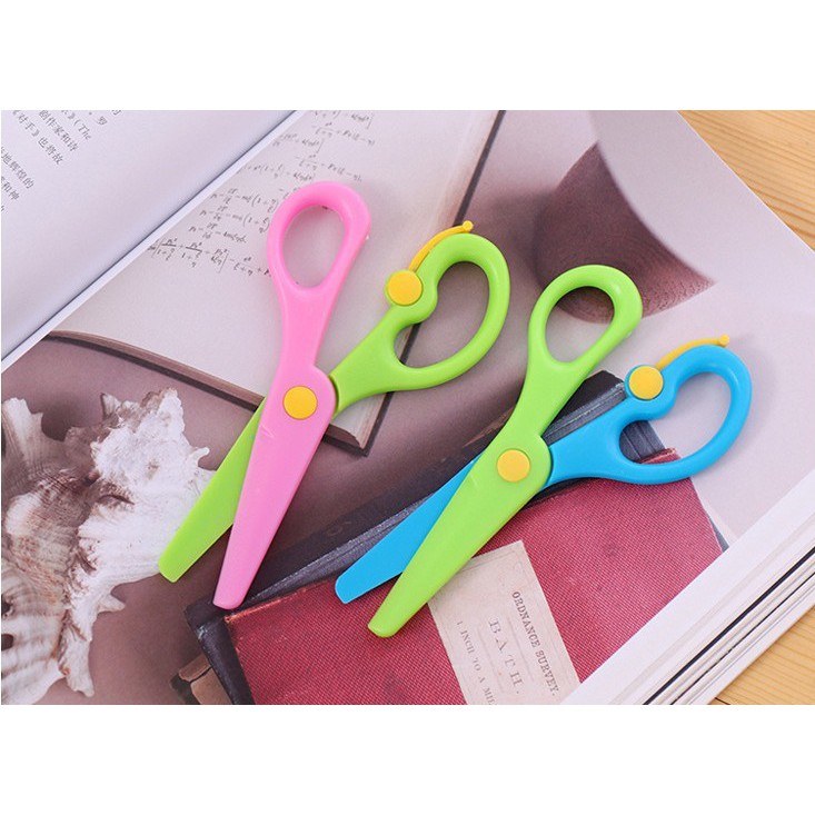Jual [WW 3] GUNTING KERTAS PLASTIK ANAK SEKOLAH SAFETY | Shopee Indonesia