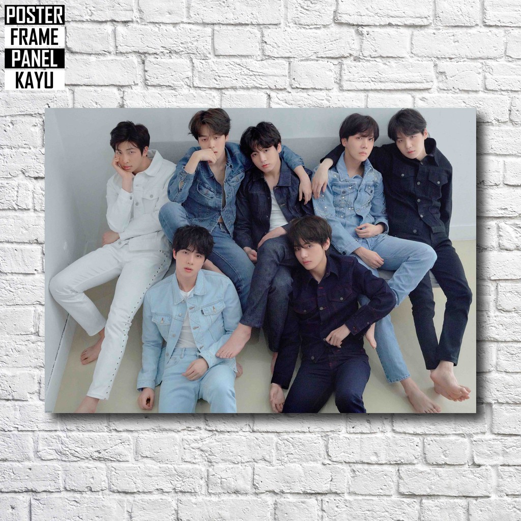 Jual Poster BTS Frame Kayu Solid A4 BTS002 | Shopee Indonesia