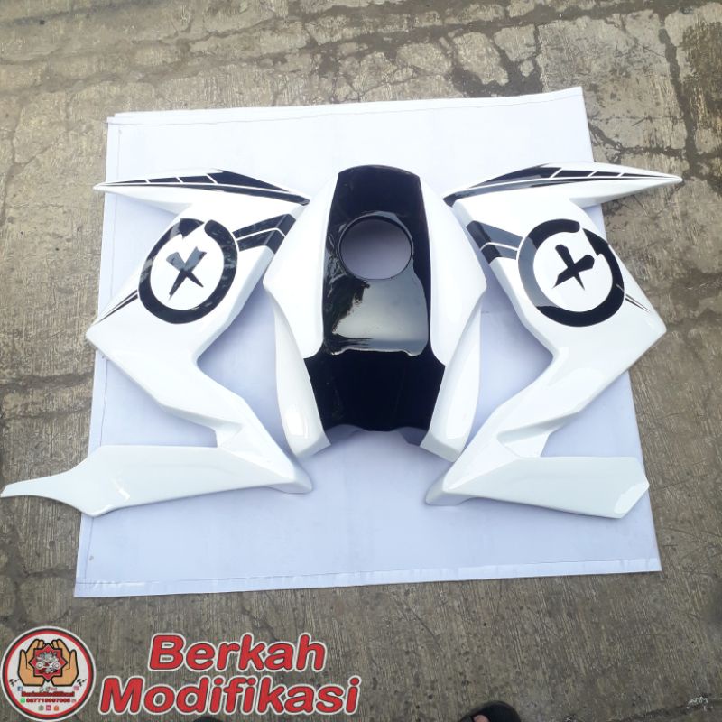 Jual Cover Tangki + Half Fairing PNP Yamaha Byson Karbu | Shopee Indonesia