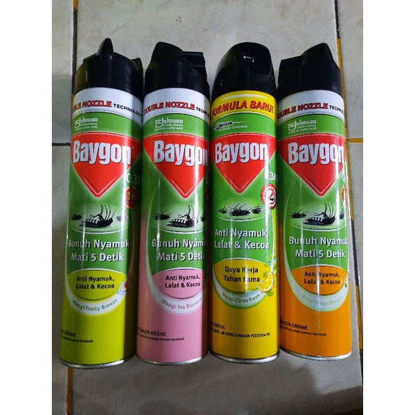 Jual Baygon Aerosol 600 ml+75ml | Shopee Indonesia