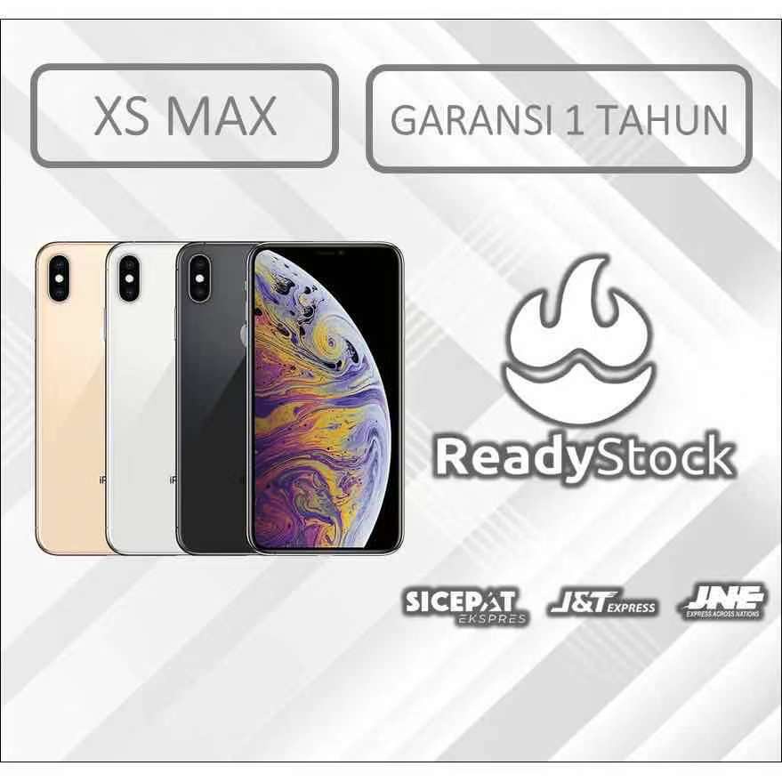 Jual IP XS MAX 256GB GARANSI 1 TAHUN BLACK SILVER GOLD | Shopee Indonesia