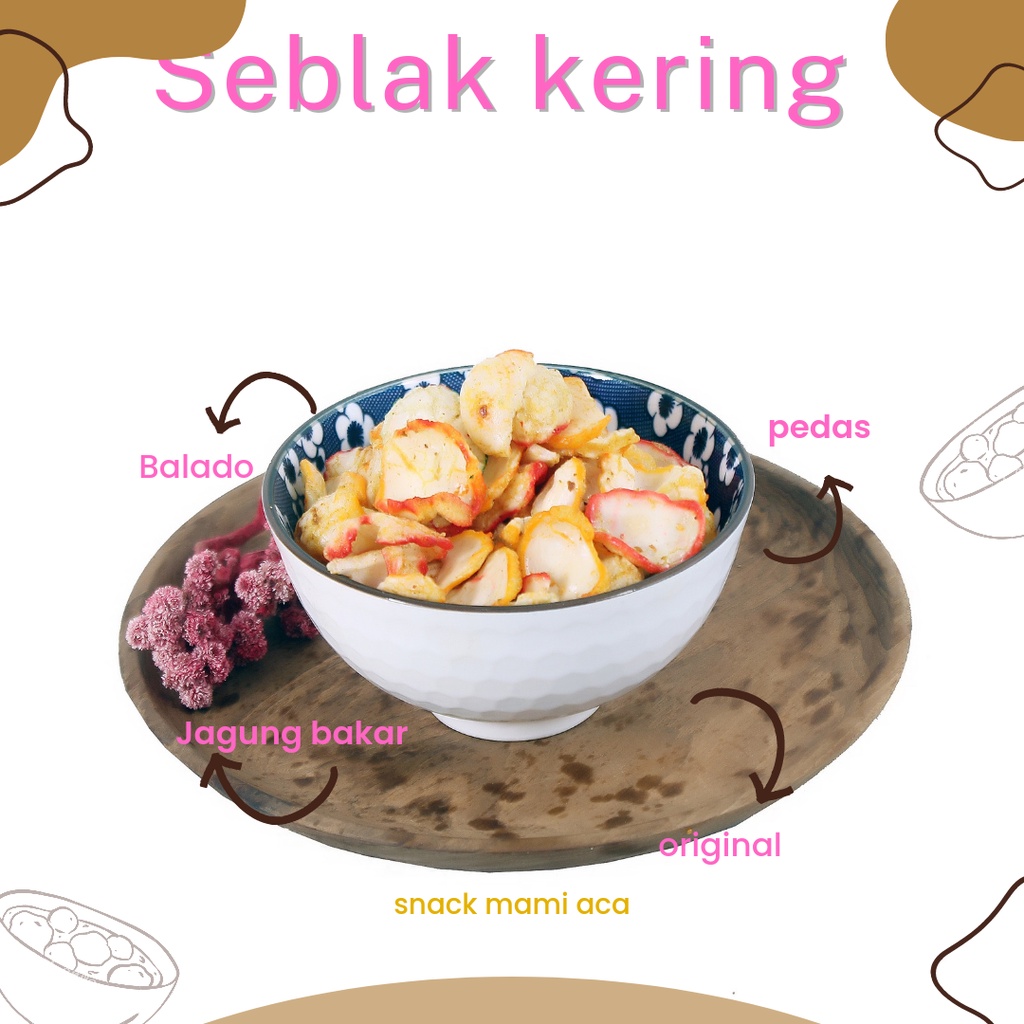 Jual kerupuk Seblak / Seblak Kering / Cemilan Pedas [100gr] | Shopee ...