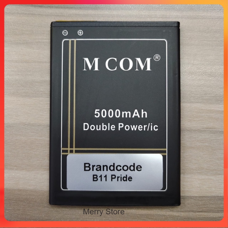 Jual MS Battery Batere Batre Baterai Double Power Mcom Brandcode B11 Pride | Shopee Indonesia