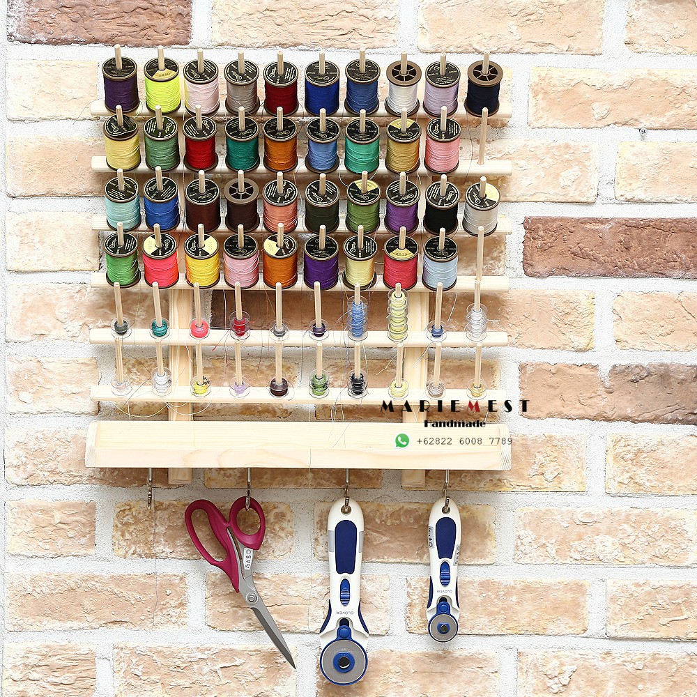 Jual Rak Benang Jahit, 60 Stick plus Tray, Type Di rakit sendiri ...