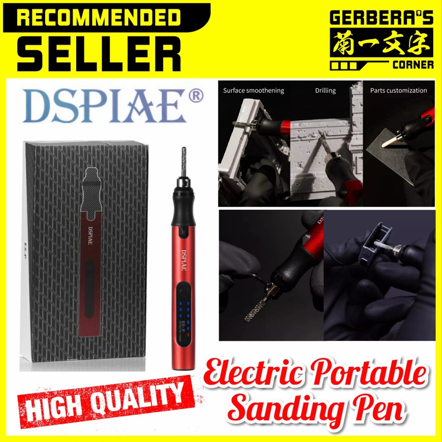 Jual DSPIAE Electric Portable Sanding Pen Hand Drill Sand Paper Bor ...