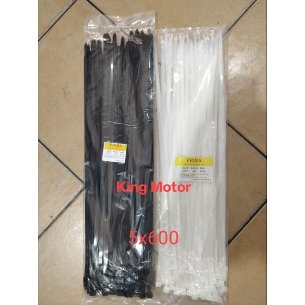 Jual KABEL TIES 5×550 MM ISI 100 PCS CABLE TIE CABLE TIES KABEL TIE ...