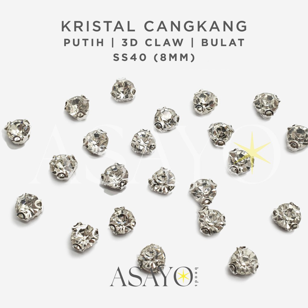 Jual Diamond Cangkang / Kristal Cangkang SS / Permata Cangkang Crystal ...
