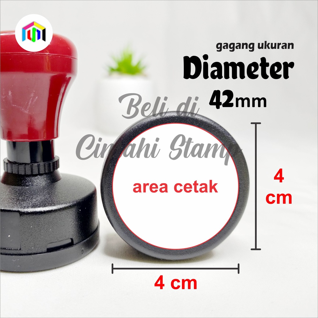 Jual Cetak Stempel Flash Bulat Custom - GRATIS TINTA ISI ULANG | Shopee ...