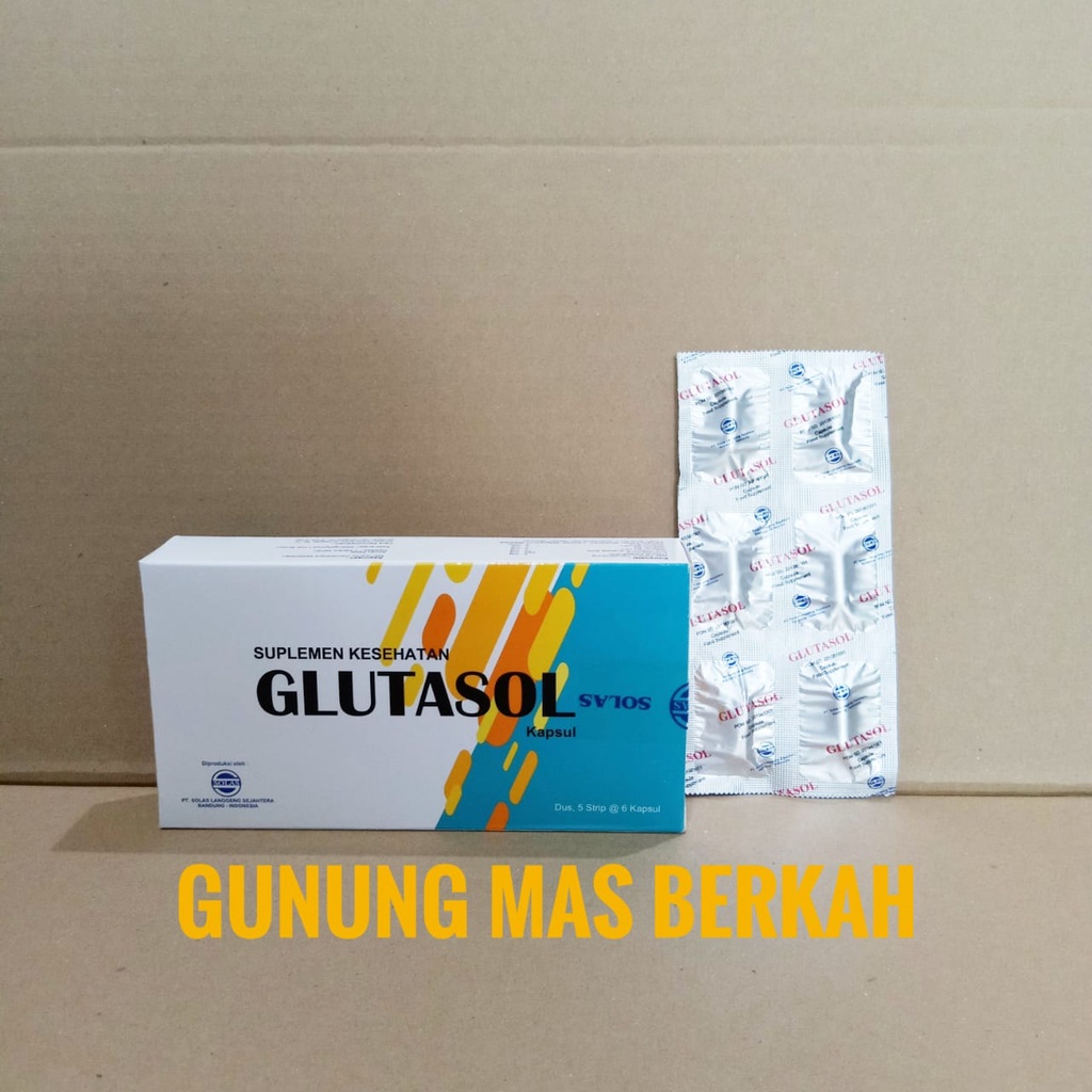 Jual GLUTASOL glutathione astaxanthin - mencegah kerusakan sel tubuh ...