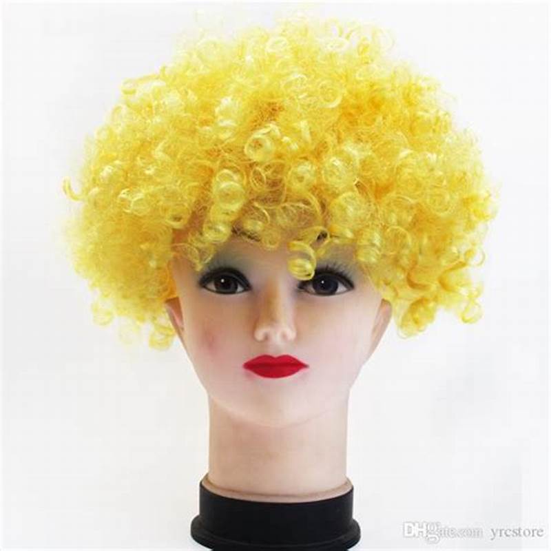 Jual Party warna warni Rambut Palsu keribo / Wig Kribo keriting/ Wig ...
