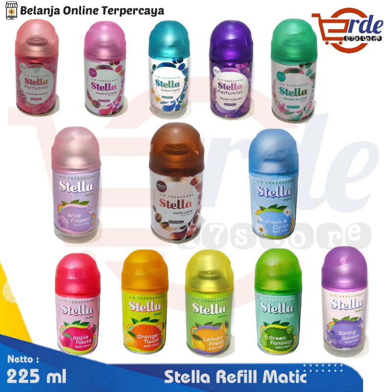 Jual Stella MATIC REFILL All Varian 225 ml / Refill Matic Premium All ...