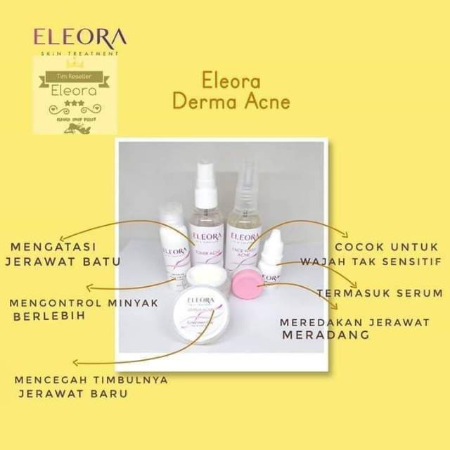 Jual ELEORA derma acne | Shopee Indonesia