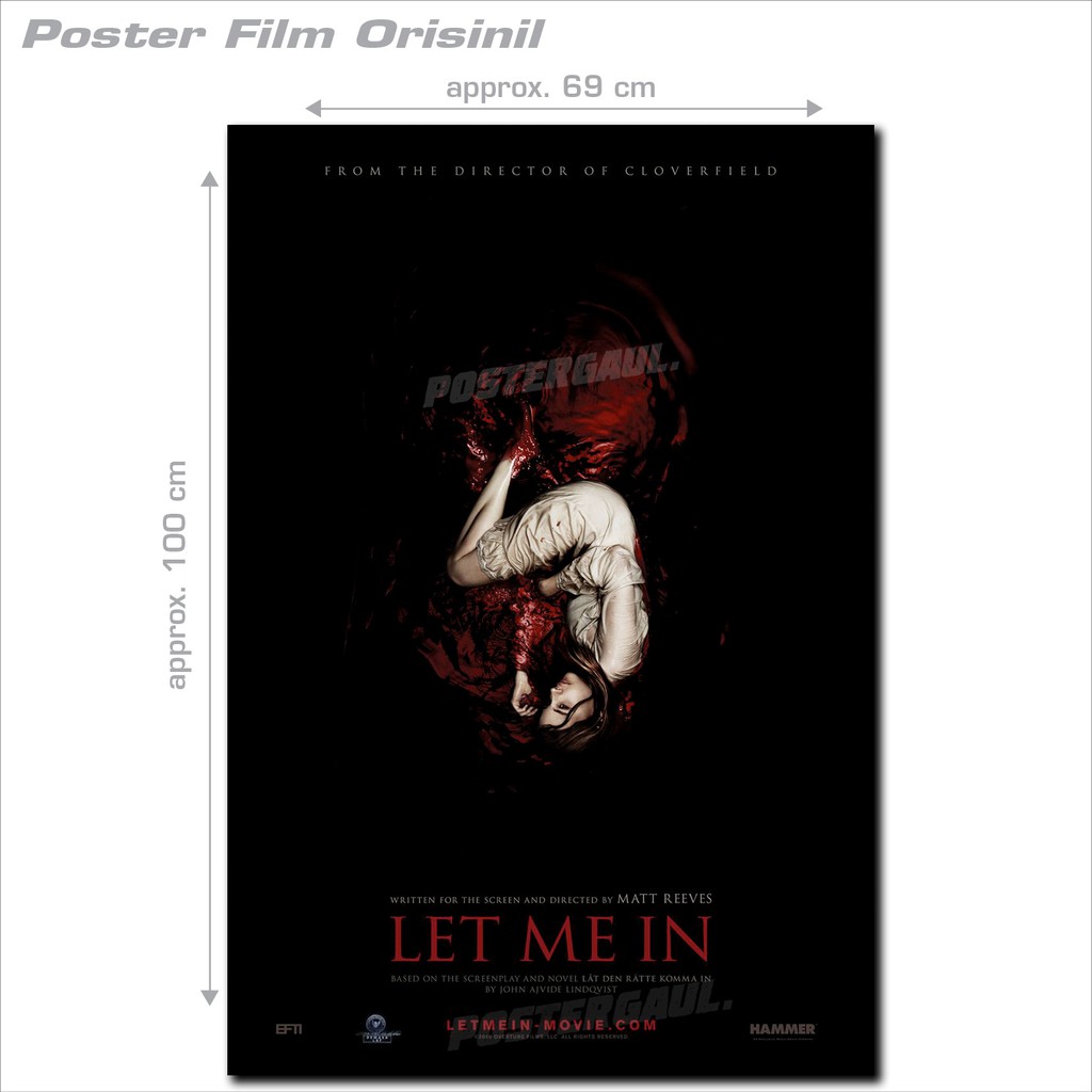 Jual Poster Film LET ME IN - original Indonesian one sheet, ukuran 68 x ...